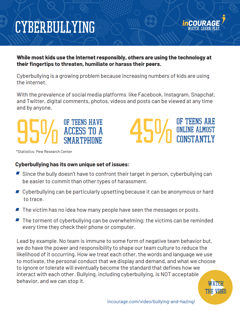 Cyberbullying is a real problem. inCourage has real solutions. Learn ...